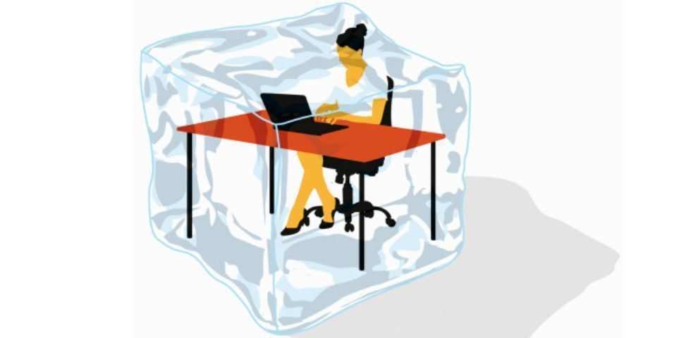 Here's Why Women Are Always Freezing At Work—And Why Men Aren't