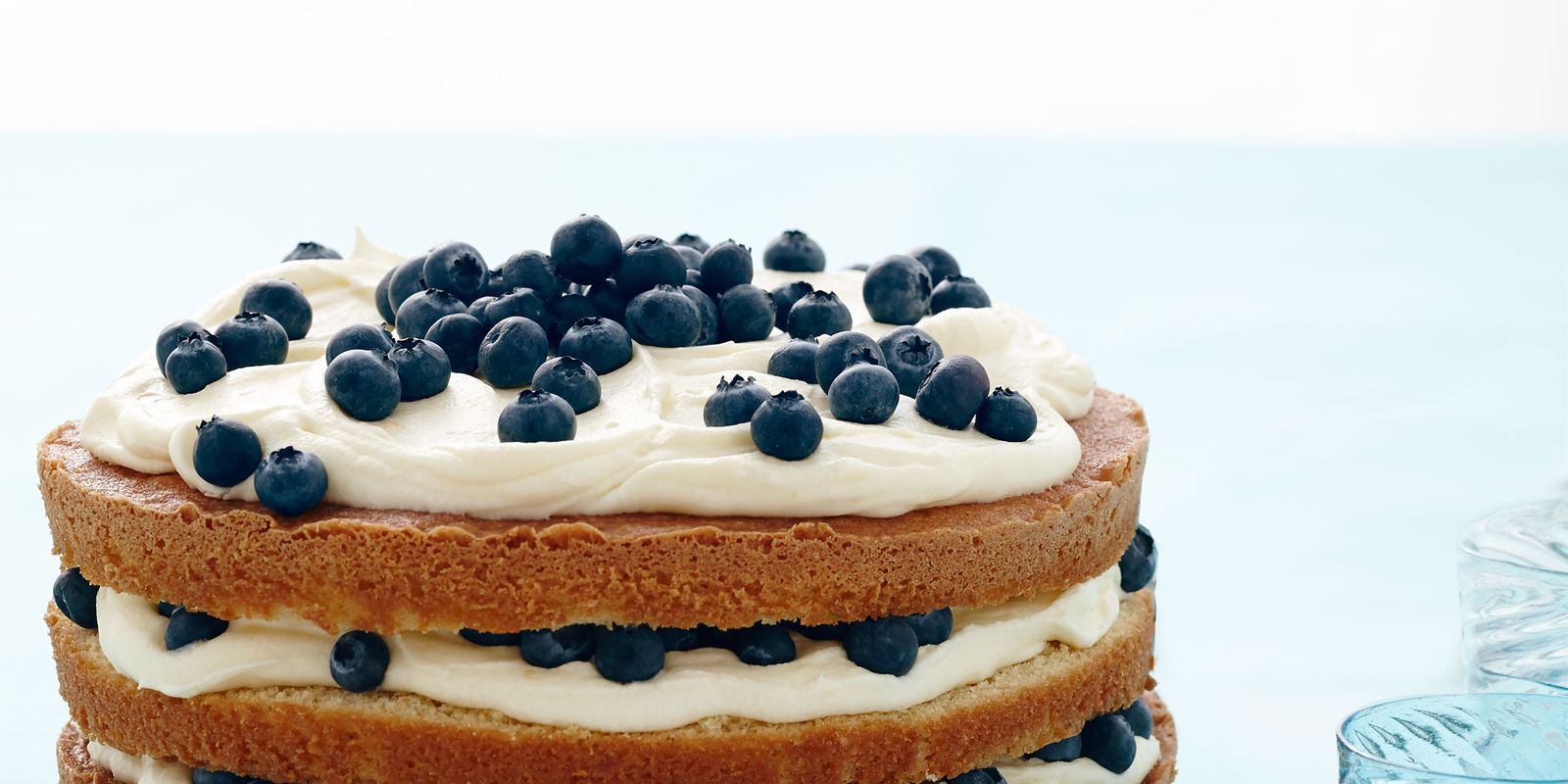 Lemon Blueberry Layer Cake Recipe